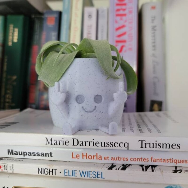 Middle Finger Planter – WELLCUBE